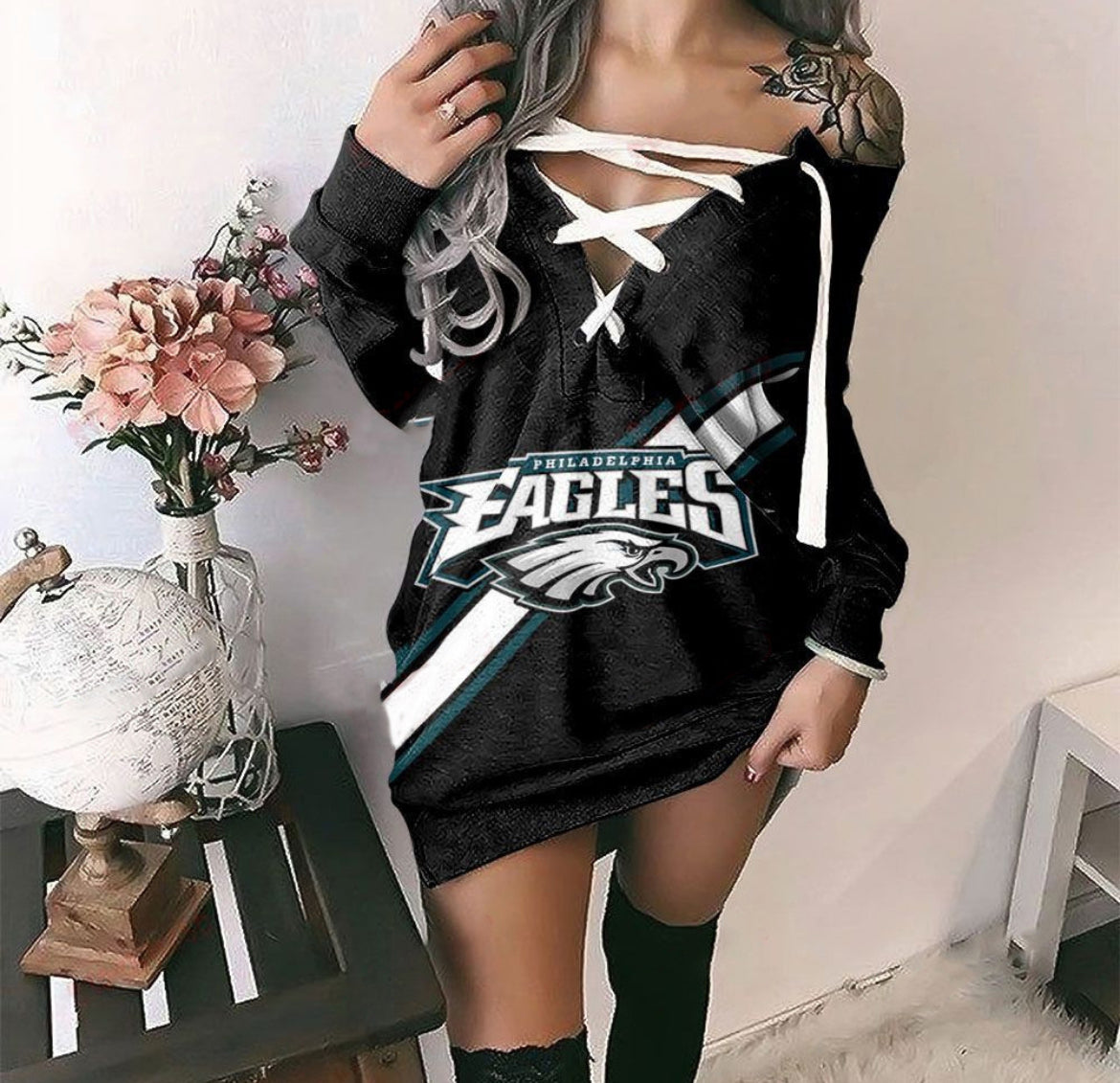 LACE UP NFL DRESS – Apply Presssure